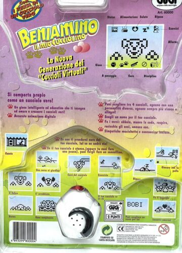VINTAGE 90S VIRTUAL PET Cool Tec Pocket Puppy Tamagotchi Style GIGA PET ...