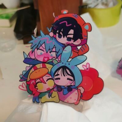 Anime Alien Stage Ivan Till Cosplay Acrylic Keychain Itabag Keychain ...