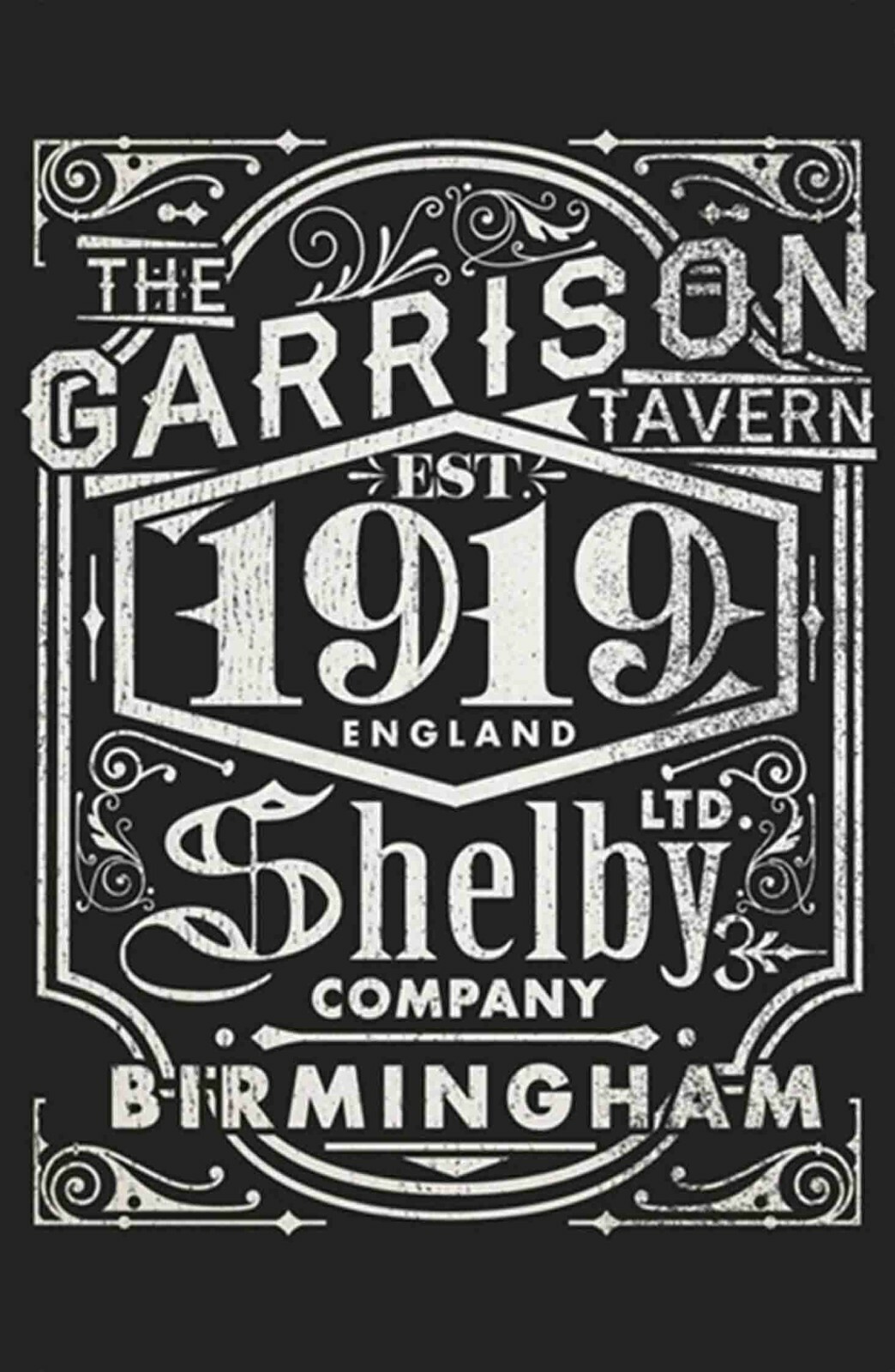Retro Peaky Blinders Tommy Shelby The Garrison Tavern Metal Sign (A4 ...