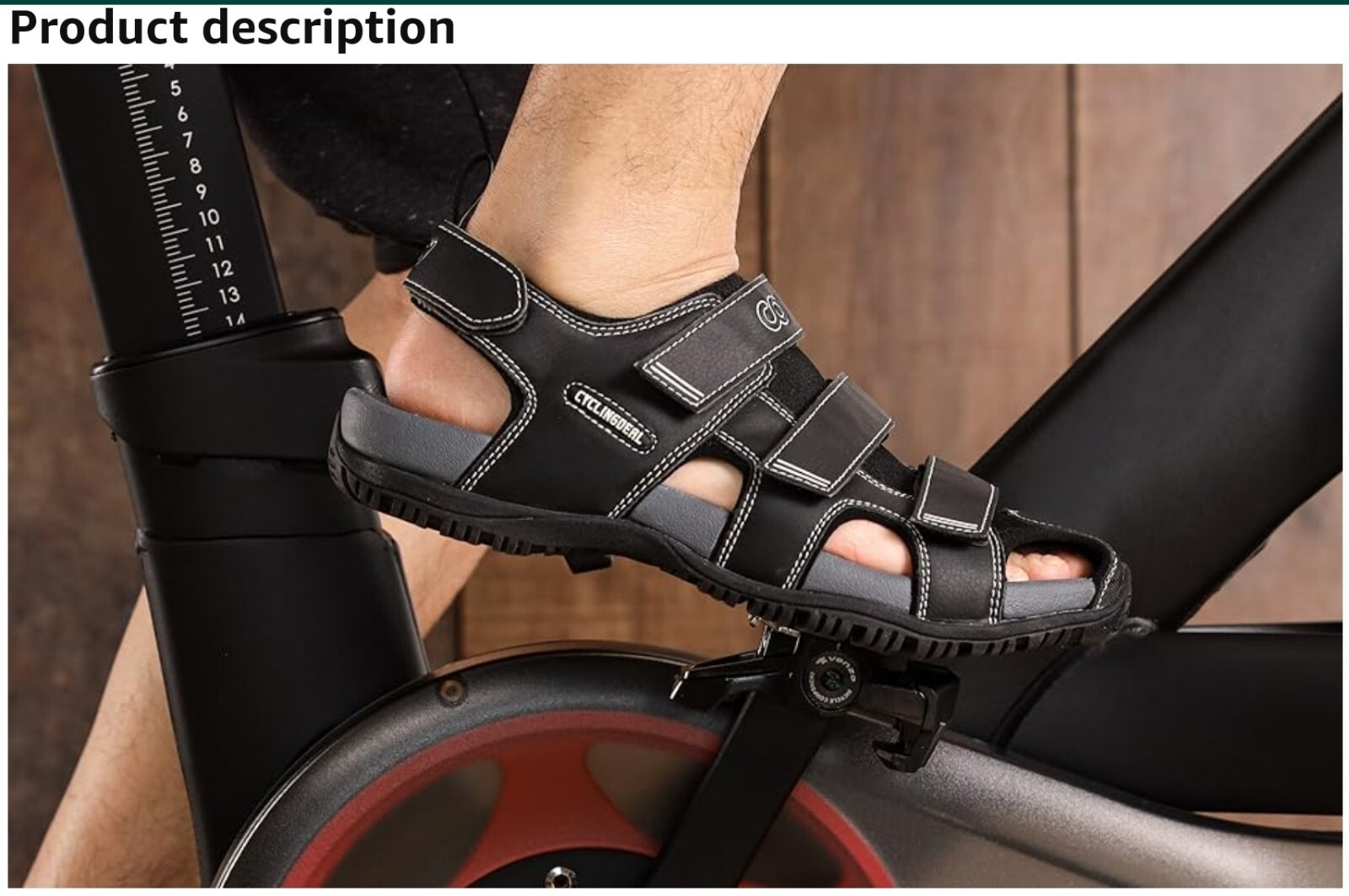 CyclingDeal Unisex Bike Sandals -Indoor Outdoor Trekking Hiking Bicycle ...