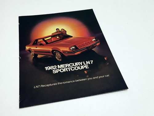 1982 Mercury LN7 Preview Brochure | eBay