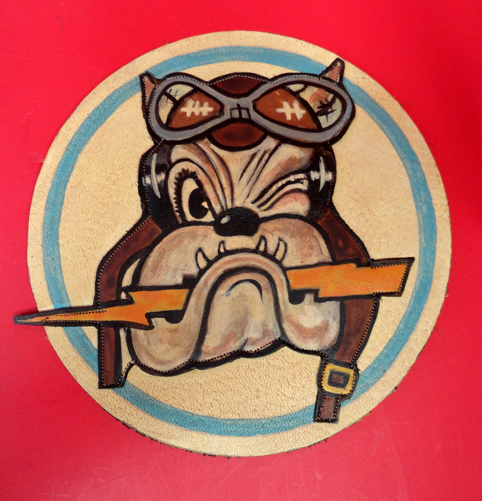 61ST FIGHTER SQUADRON/56TH FTR. GRP. LAYERED LEATHER PATCH | eBay