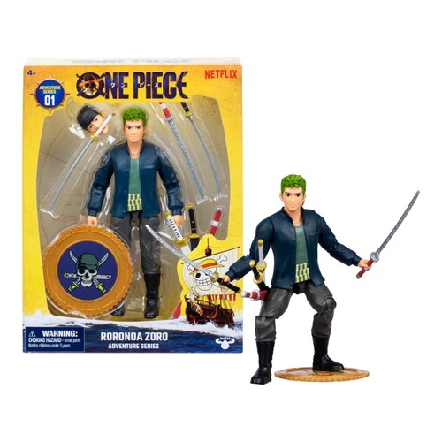 Moose Toys Netflix One Piece Adventure Series 01 RORONDA ZORO 6" Figure ...