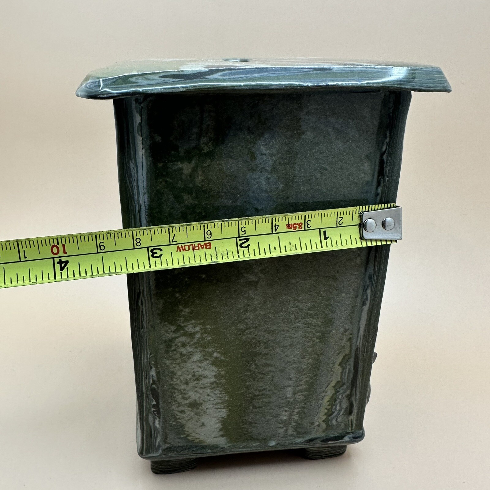 Jewish Judiaca Tzedakah Pushke Charity Box Israel Stone Clay Marble ...