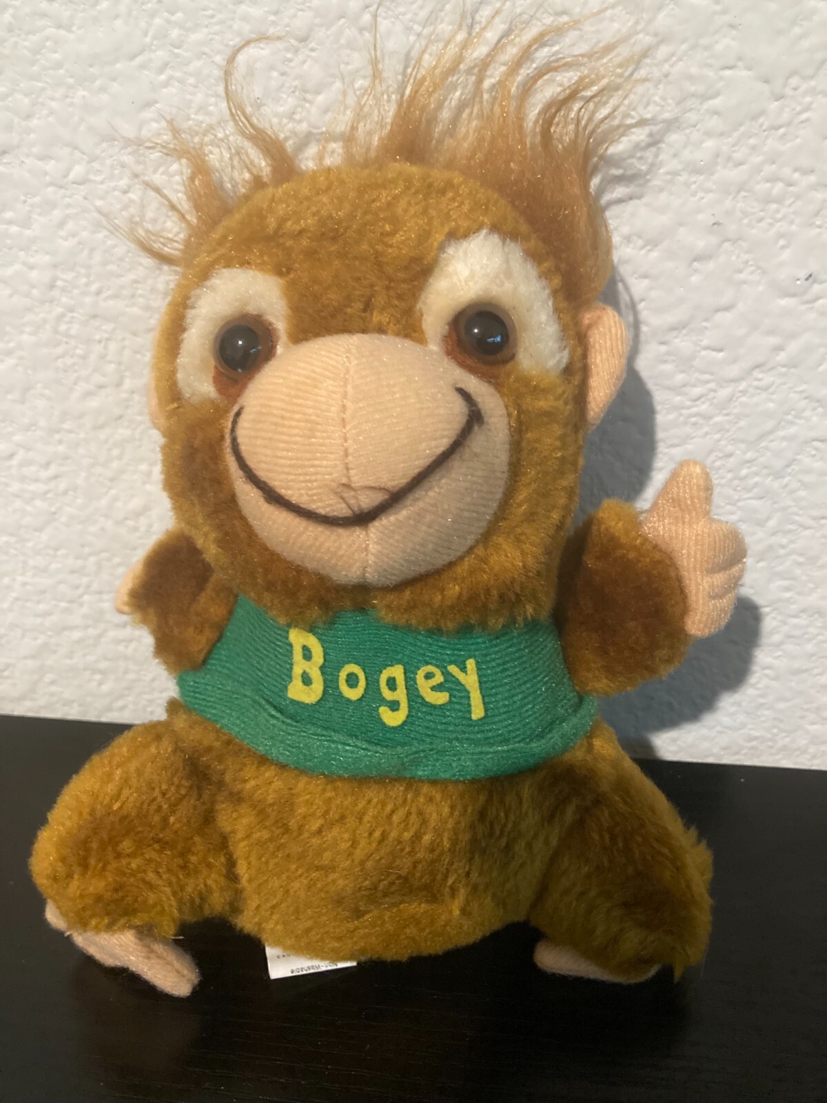 Vintage 1981 Shirt Tales 7" Bogey Orangutan Monkey Stuffed Animal Plush ...