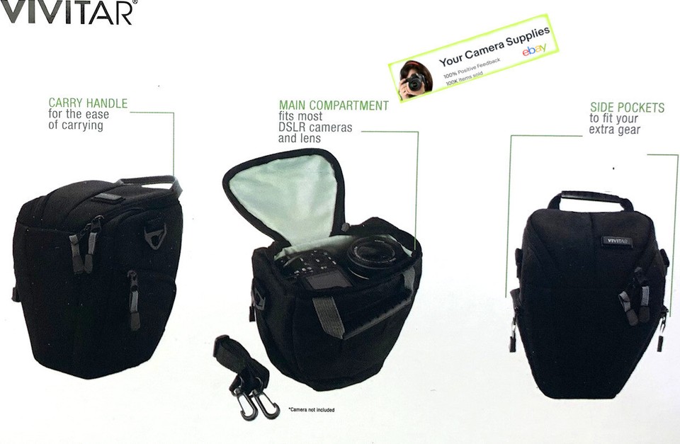 HOLSTER CASE BAG TO CAMERA NIKON DSLR D5000 D5100 D5200 D5300 D5400 ...