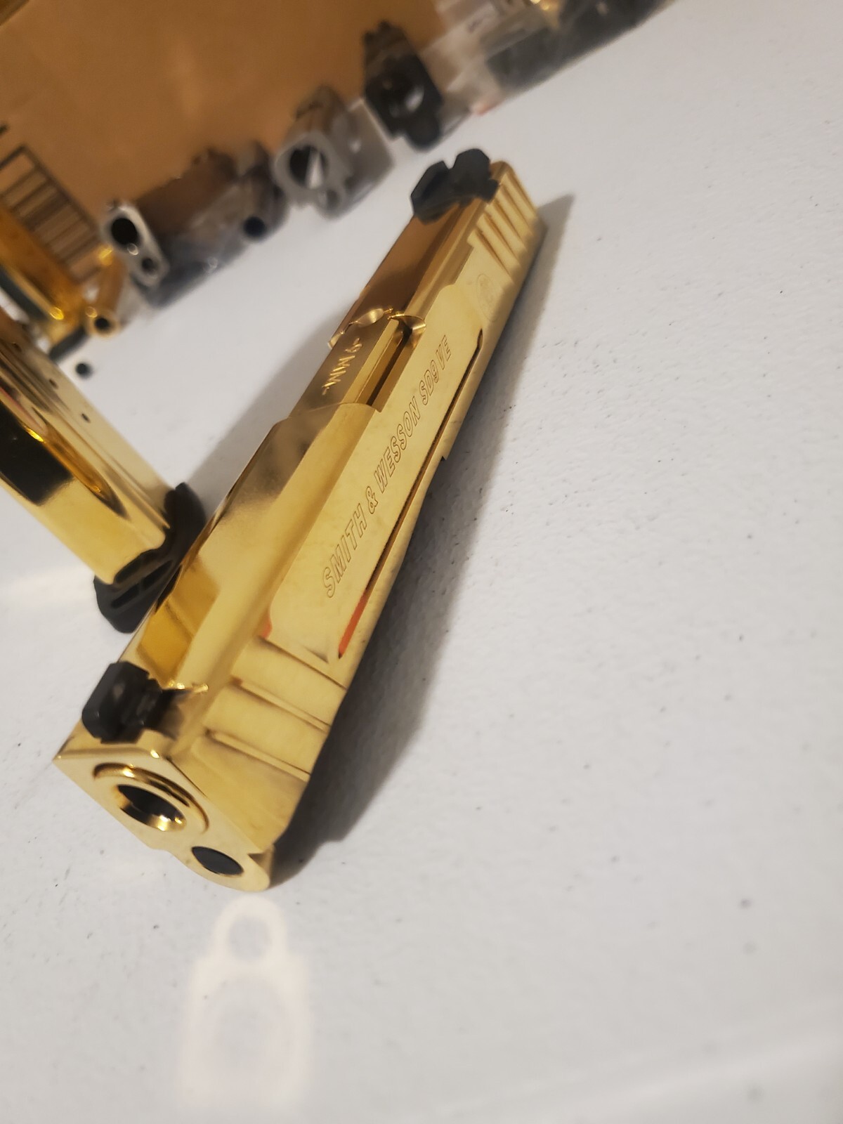Smith And Wesson Sd9ve Slide 24k Gold Plated (Barrel Not Included) | eBay