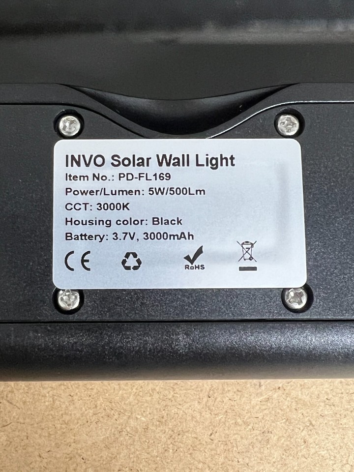 Solar LED Flood Light Multi Function, 2800-3200K, 500 Lumens | eBay UK