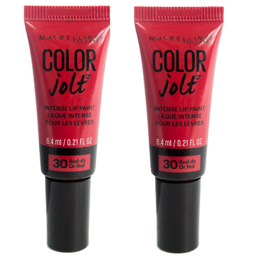 Maybelline Color Jolt Intense Lip Paint, Red-Dy Or Not ( 2 Pack ) | eBay