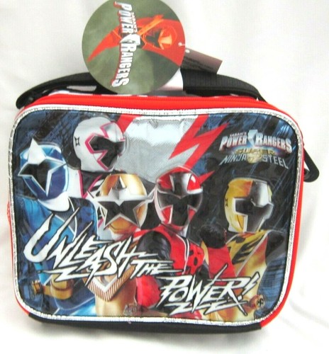 POWER RANGERS 9.5" UNLEASH THE POWER INSULATED LUNCHBOX LUNCH BAG-BRAND ...