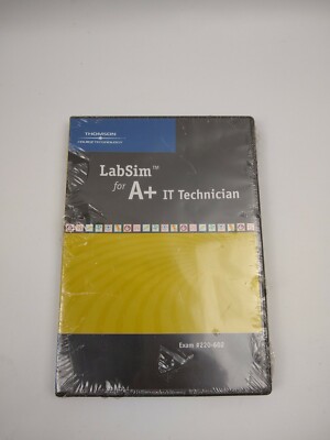 LabSim for A+ IT Technician Exam #220-602 Brand New Sealed Fast Free ...