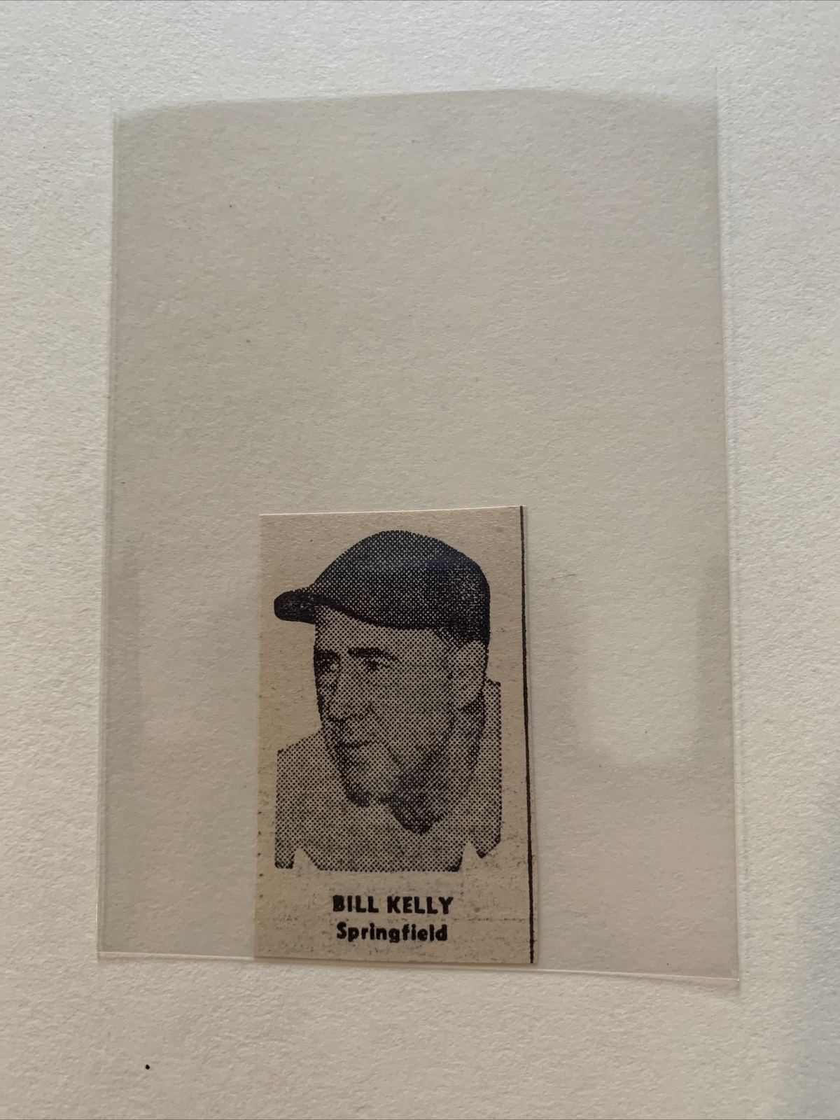 Bill Kelly Springfield Cubs Minor Leagues 1951 Baseball Panel RARE! | eBay