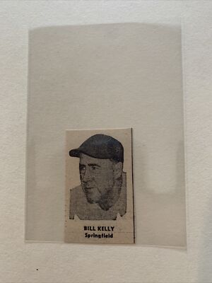 Bill Kelly Springfield Cubs Minor Leagues 1951 Baseball Panel RARE! | eBay