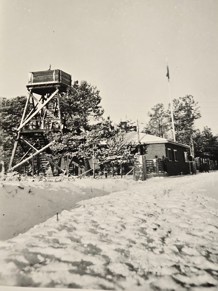WATCHTOWER MILITARY BARRACKS HEADQUARTERS WW2 WWII German photo | eBay
