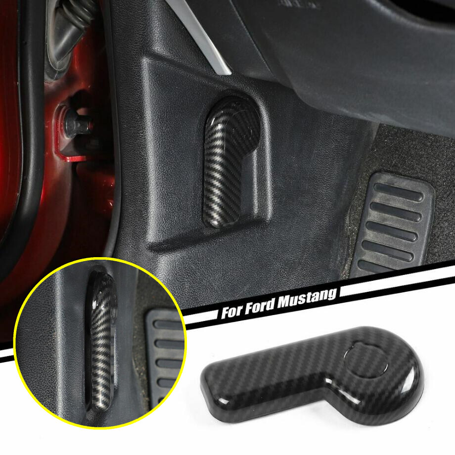 For 2015-2022 Ford Mustang Carbon Fiber Interior Engine Hood Switch ...