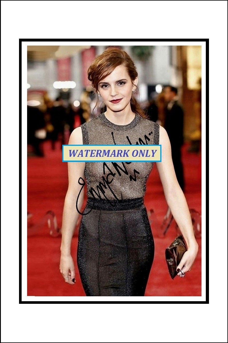 Emma Watson, Autographed Cotton canvas Image (L/E/Print no7) | eBay