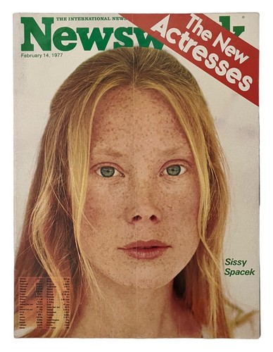 Sissy Spacek on cover NEWSWEEK International Magazine Feb 14 1977 | eBay