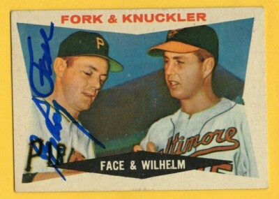 Autographed Roy Face Pirates 1960 WSC Topps #115 Free shipping | eBay