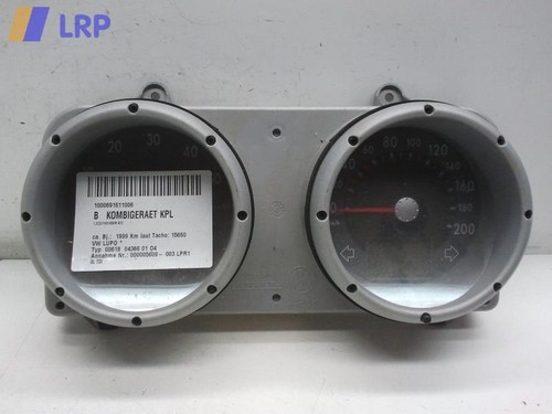 VW Lupo 6X Bj.1999 Kombiinstrument 6E0920800D MOTOMETER 3L TDI | eBay