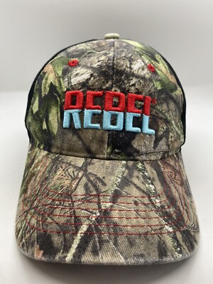 Rebel Cap Hat Adult Adjustable Camouflage Polyester | eBay