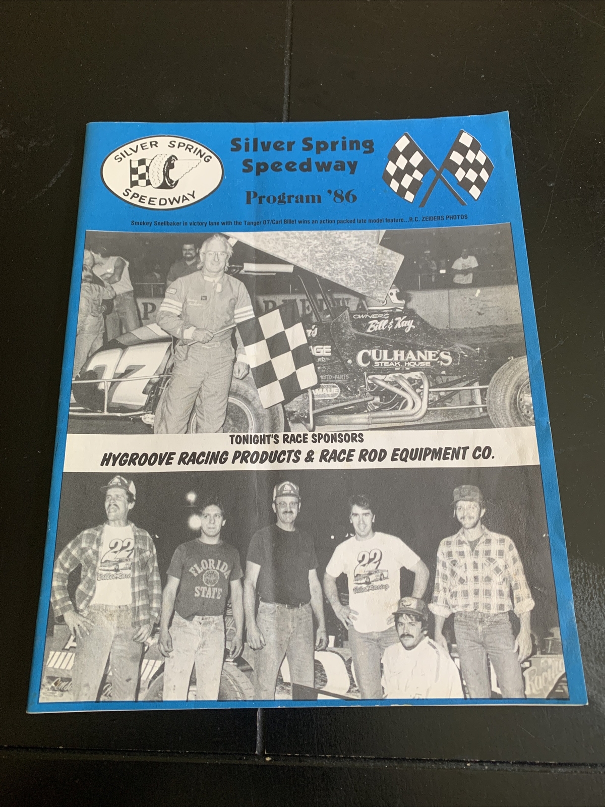 Silver Spring Speedway Program Vintage PA Racing Magazine 1986 | eBay