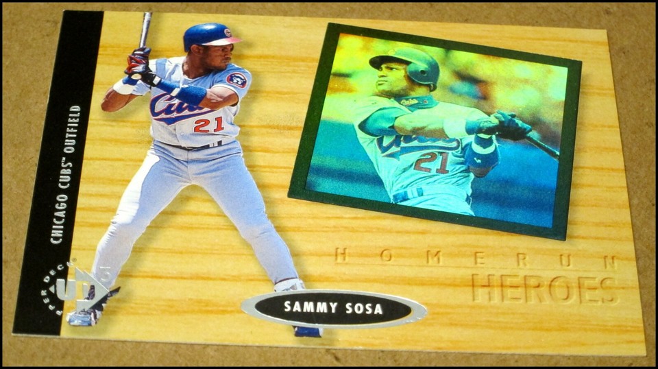 1997 Upper Deck UD3 Homerun Heroes Sammy Sosa Baseball Card #15 Chicago ...