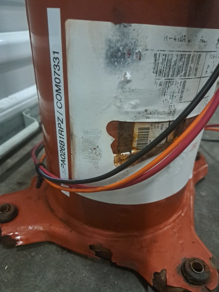 Trane Compressor SPA026B1RPZ / COM07331 Trane Compressor R-410A / POE ...