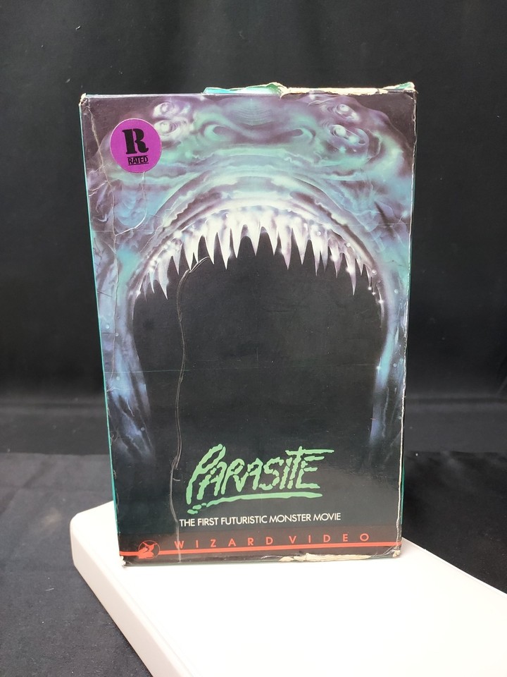 "Parasite" VHS 1982 Wizard Video Horror Movie Rare Demi Moore Big Box ...