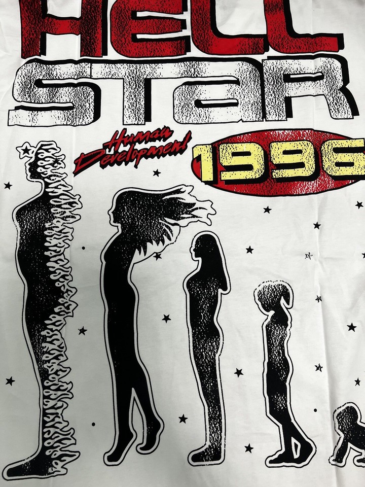 Hell Star Human Short Sleeves T-shirt Color White Size XLarge | eBay