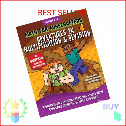 Math for Minecrafters: Adventures in Multiplication & Division | eBay