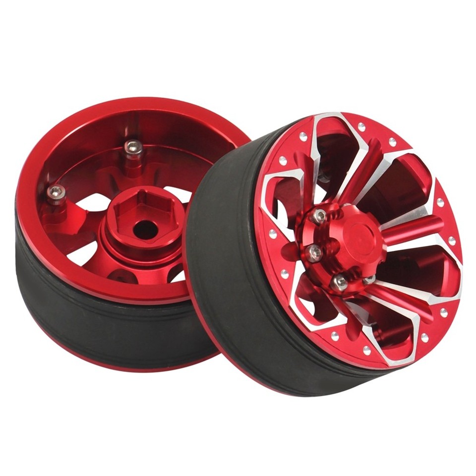 4Pcs 115G/Pcs Heavy Duty 1.9 Beadlock Wheel Rim Hub for 1/10 RC Crawler ...