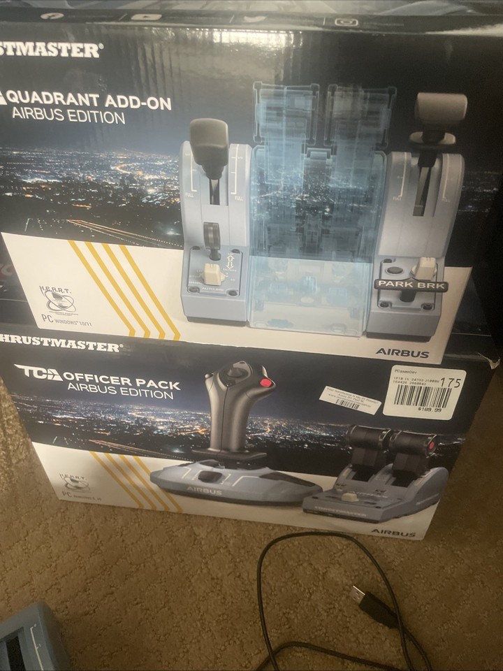 Thrustmaster Airbus TCA Quadrant Flight Simulator Throttle Quadrant | eBay