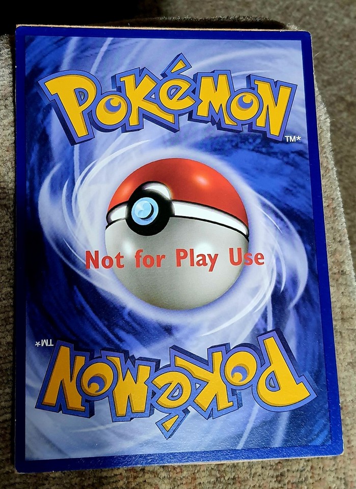 Pokémon TCG Promo Card pikachu [JUMBO/OVERSIZED] | eBay UK