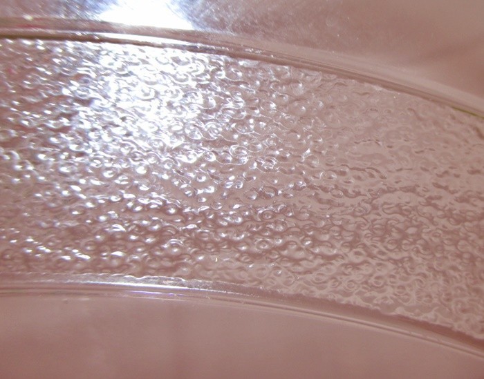 Pink Depression Glass Folded Sides Bon Bon Candy Handle Muffin Tray 10 ...