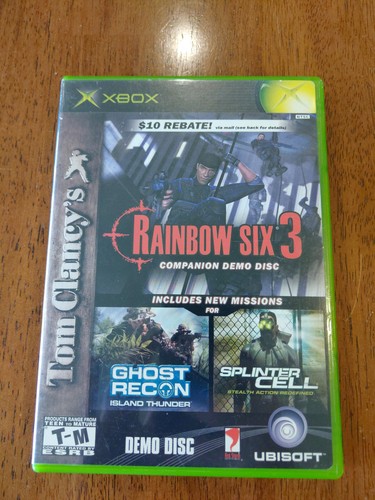 Tom Clancy's Rainbow Six 3: Companion Disc (Microsoft Xbox, 2003) NO ...