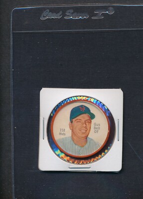 1962 Salada Coins #158 Gus Bell Mets NM *188 | eBay