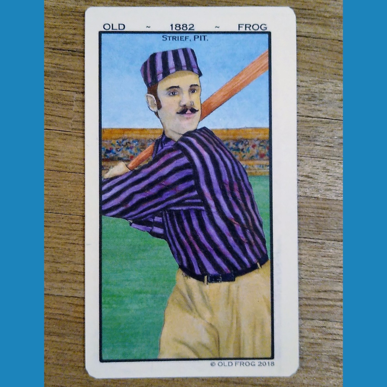 OLD FROG 1882 Pittsburgh Alleghenys 9 card set American Association ...