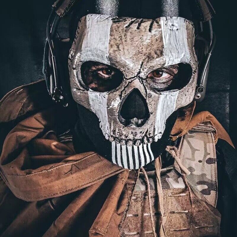 Call of Duty Warzone 2Call of Duty Same Skull Ghost Mask Mask Headgear ...