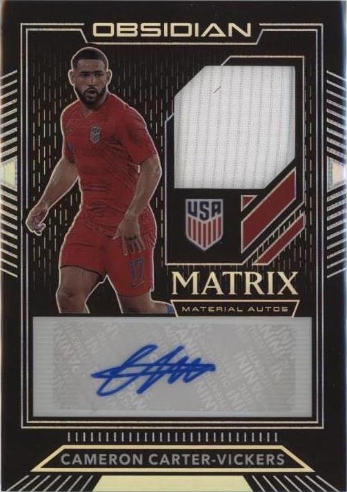 2019-20 Panini Obsidian - Matrix Material Autograph Cameron Carter ...