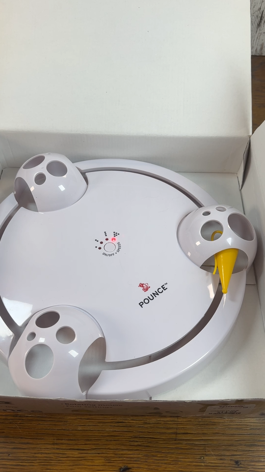 Interactive Electronic Automatic Rotating Mouse Pounce Cat Toy | eBay