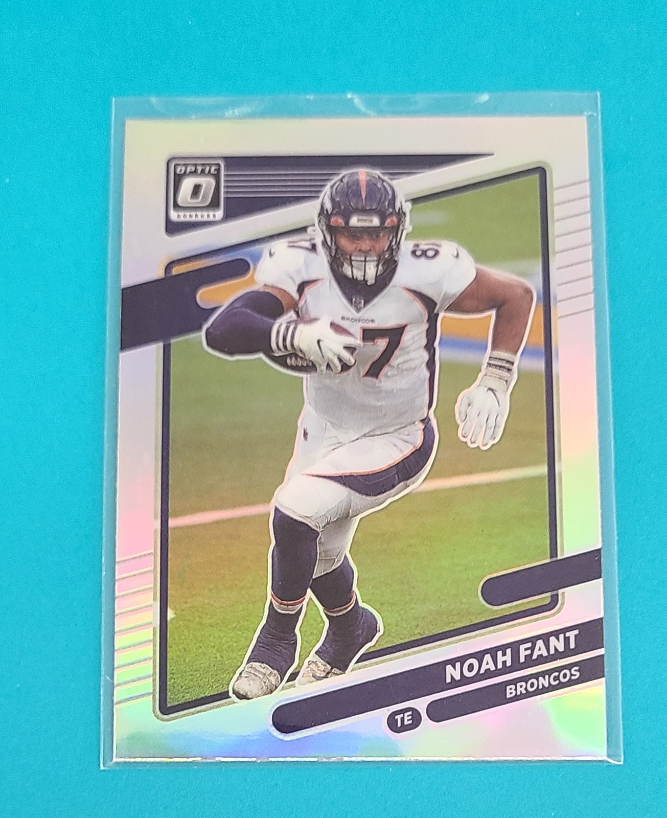 2021 Donruss Optic Noah Fant Football Card - Store Bargain Bin 50% Off 6+ 8A | eBay