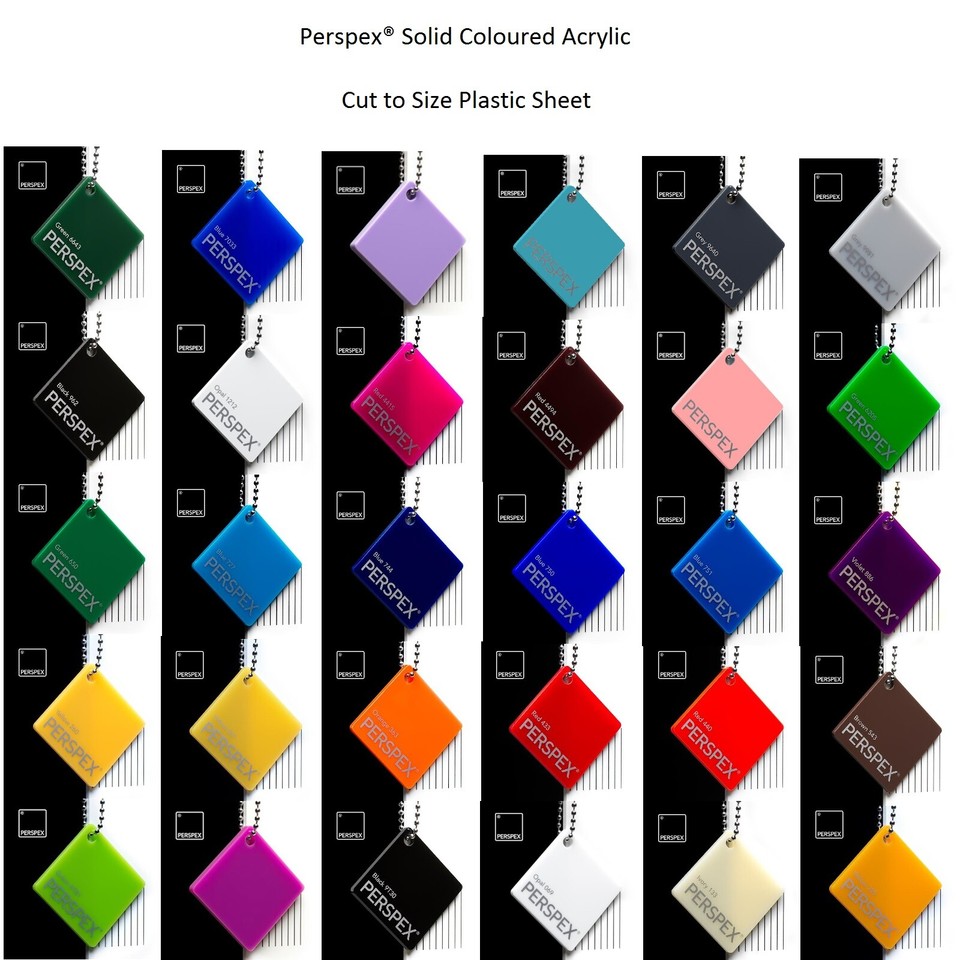 Kitchen Plastic Upstand Perspex® Splashback 3mm x 2400mm x 500mm 100 ...