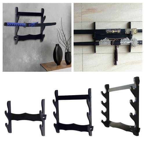 Samurai Sword Stand Support Rack Display Hanger Wall Mount Holder ...