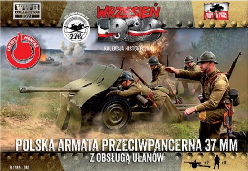 First to Fight 069 Polish anti-tank gun 37mm with support for lancer ...
