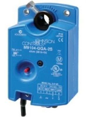 Johnson Controls M9104-GGA-3S Damper Actuator, 35in-lb, 0-10Vdc Direct ...