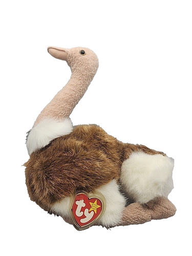 Ty Beanie Babies Stretch the Ostrich 11" Beanbag Plush 1997 MWMT Tag ...