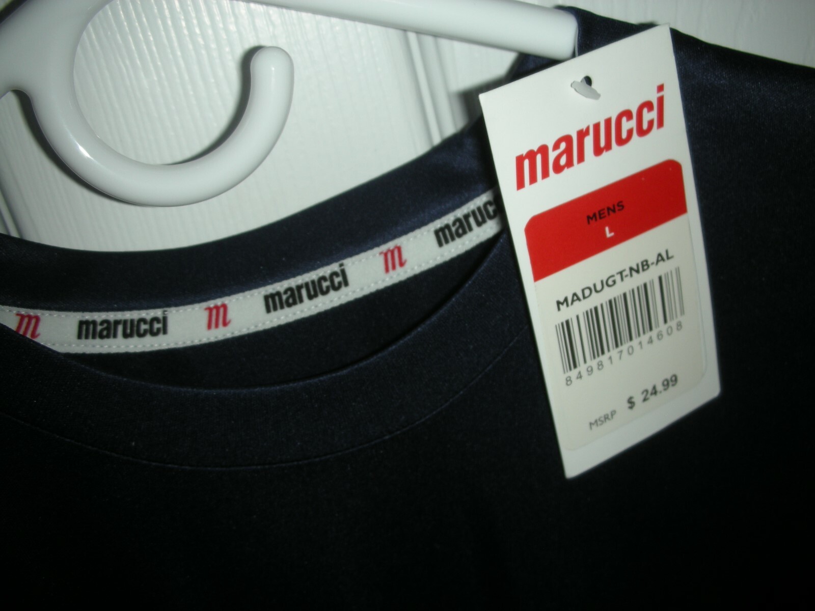 2 NEW MEN'S MARUCCI BASEBALL JERSEYS, SIZE LARGE, NAVY, $50 RETAIL | eBay