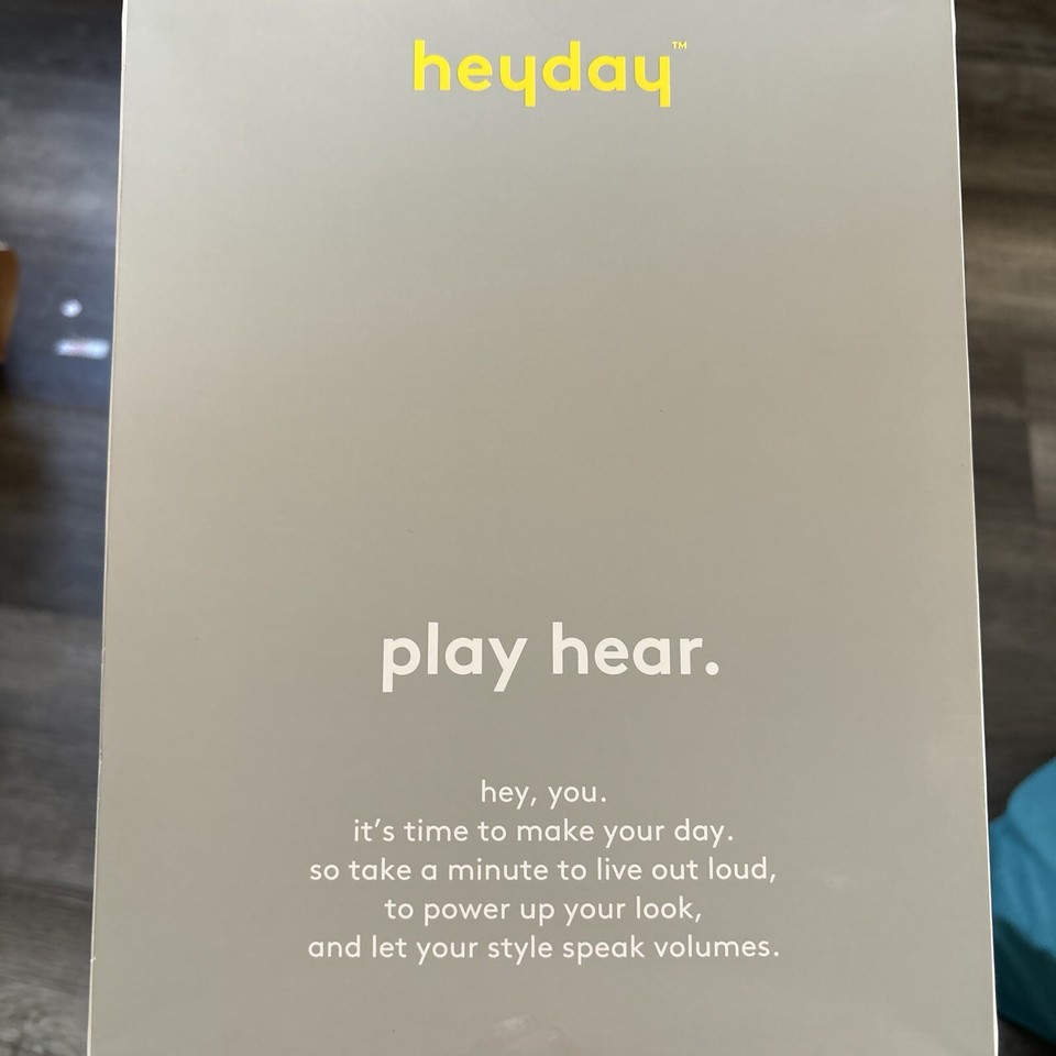 Headphones Heyday Wired 3.5mm Jack with Mic & Remote Black | eBay