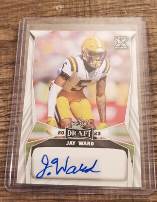 2023 Leaf Draft White Jay Ward RC Auto #JW1 VIKINGS / LSU | eBay