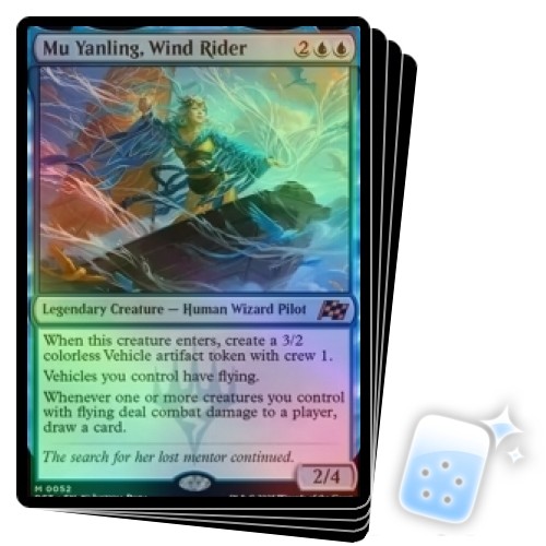 FOIL MU YANLING, WIND RIDER X4 Aetherdrift DFT Magic MTG MINT CARD | eBay
